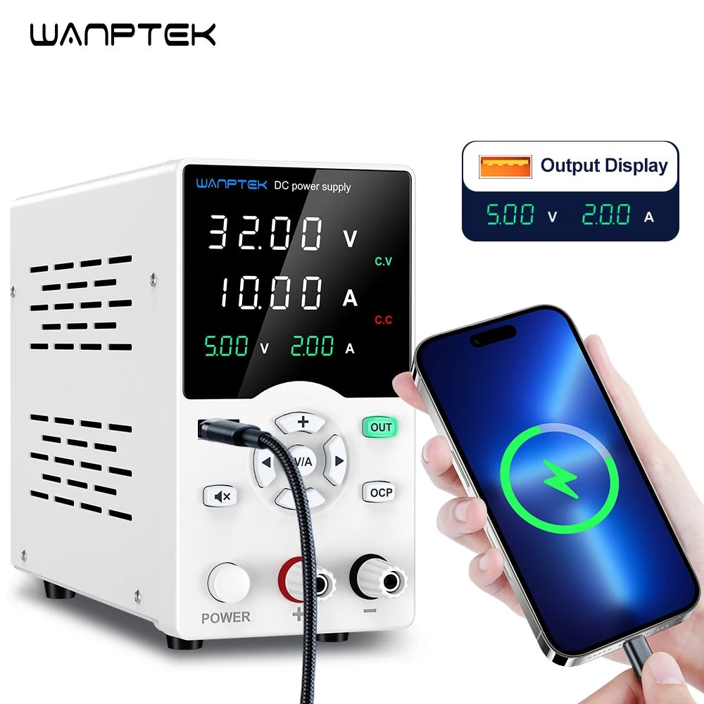 StoneTaskin Lab DC Power Supply Adjustable 30V 10A 5A Encoder adjustme