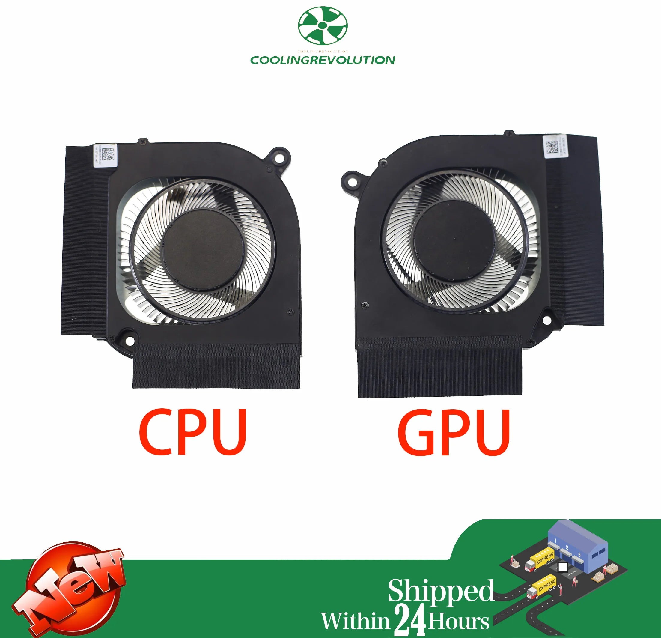 StoneTaskin Laptop CPU GPU Cooling Fan DC12V 1A 4Pin for ACER NITRO 5