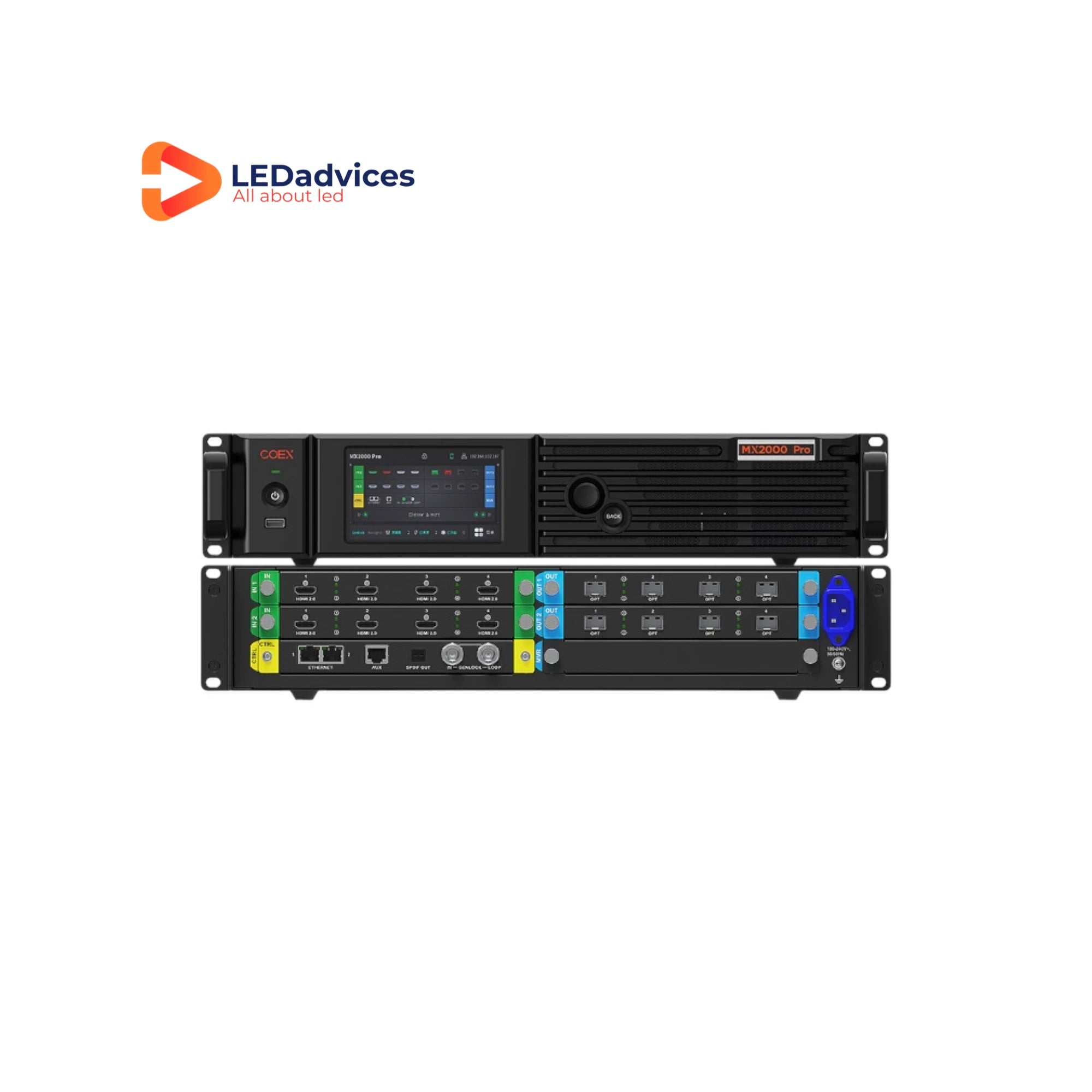 Original Brand New Novastar MX2000 Pro 8K LED Display Controller COEX – StoneTaskin