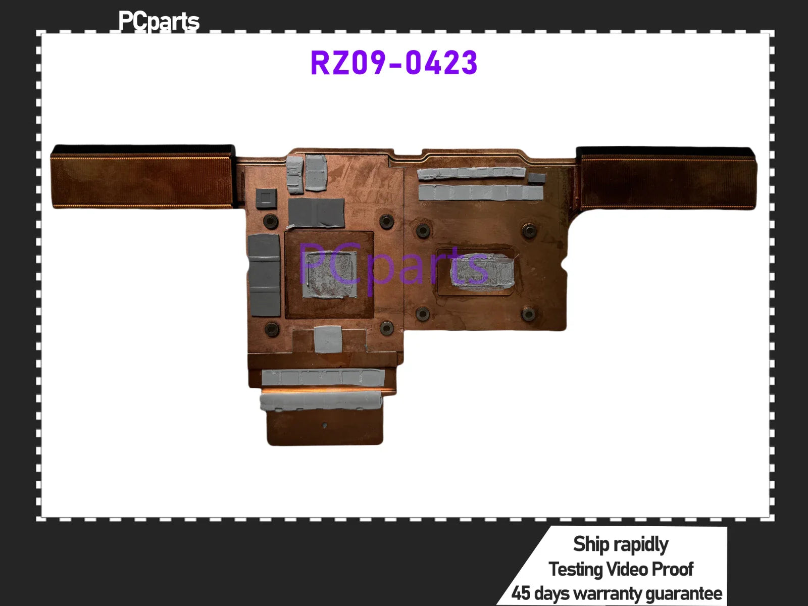 PCparts High Quality For Razer Blade 17 RZ09-0423 Laptop Cooling Heatsink Bracket Cooper ...