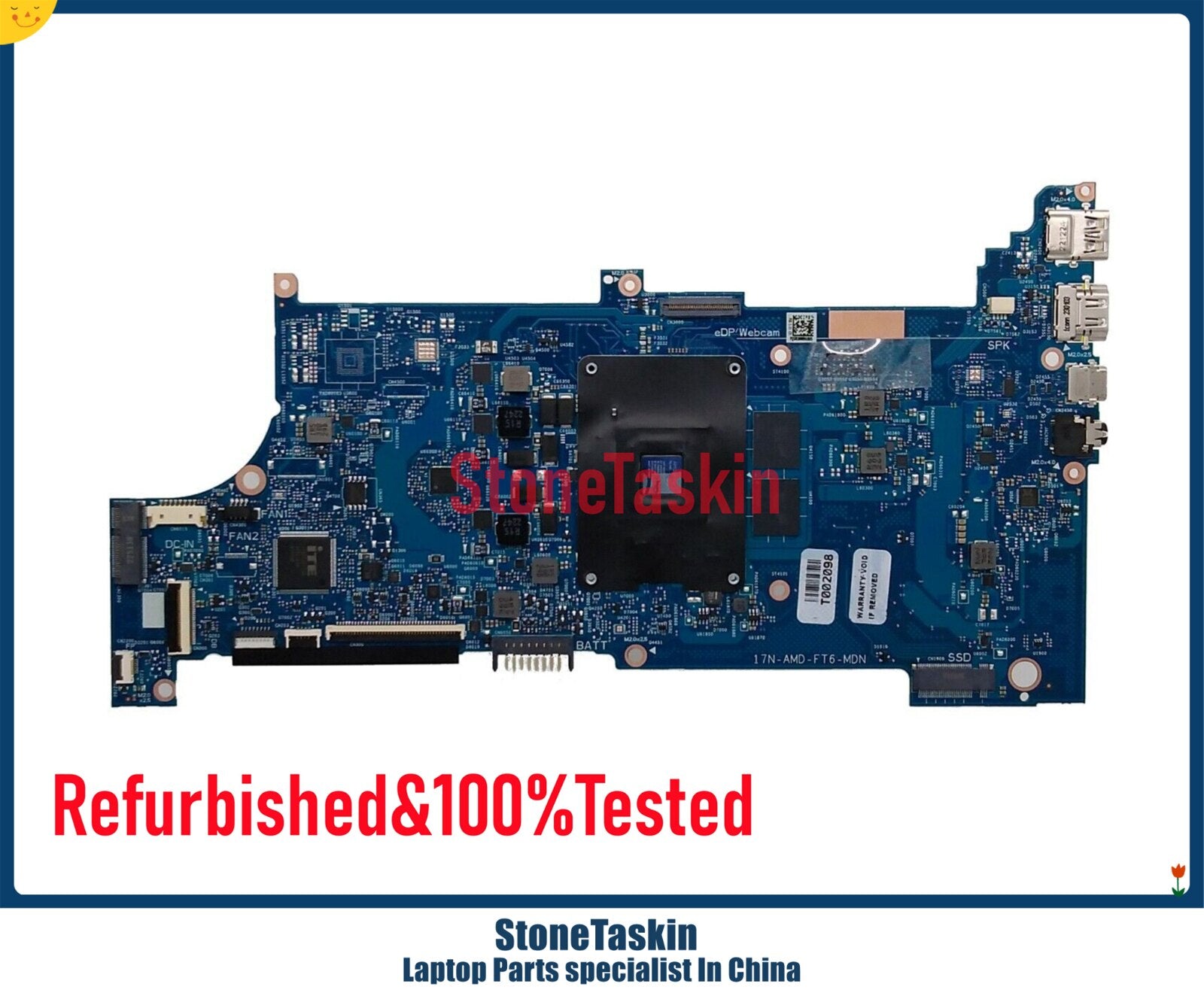 StoneTaskin For HP 17-CP Laptop Motherboard 17N-AMD FT6-MDN 6050A34177