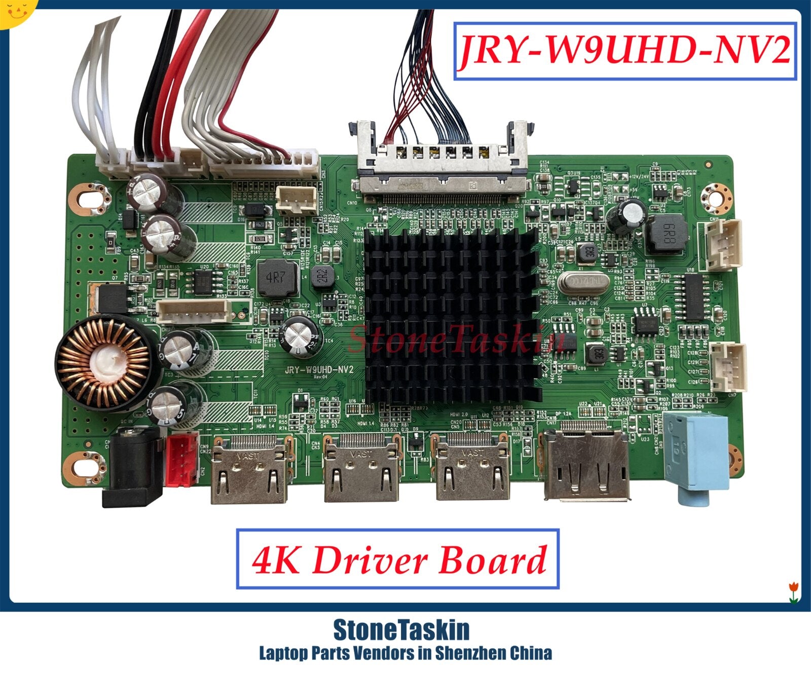 StoneTaskin JRY-W9UHD-NV2 4K DIY Driver Board for 34 inches 21:9 Curve