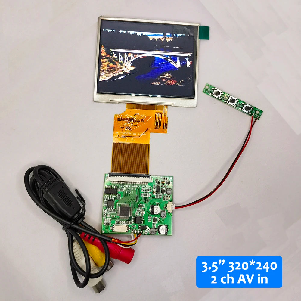 3.5” TFT LCD display module kit LQ035NC111 320*240 2 way AV in driver ...