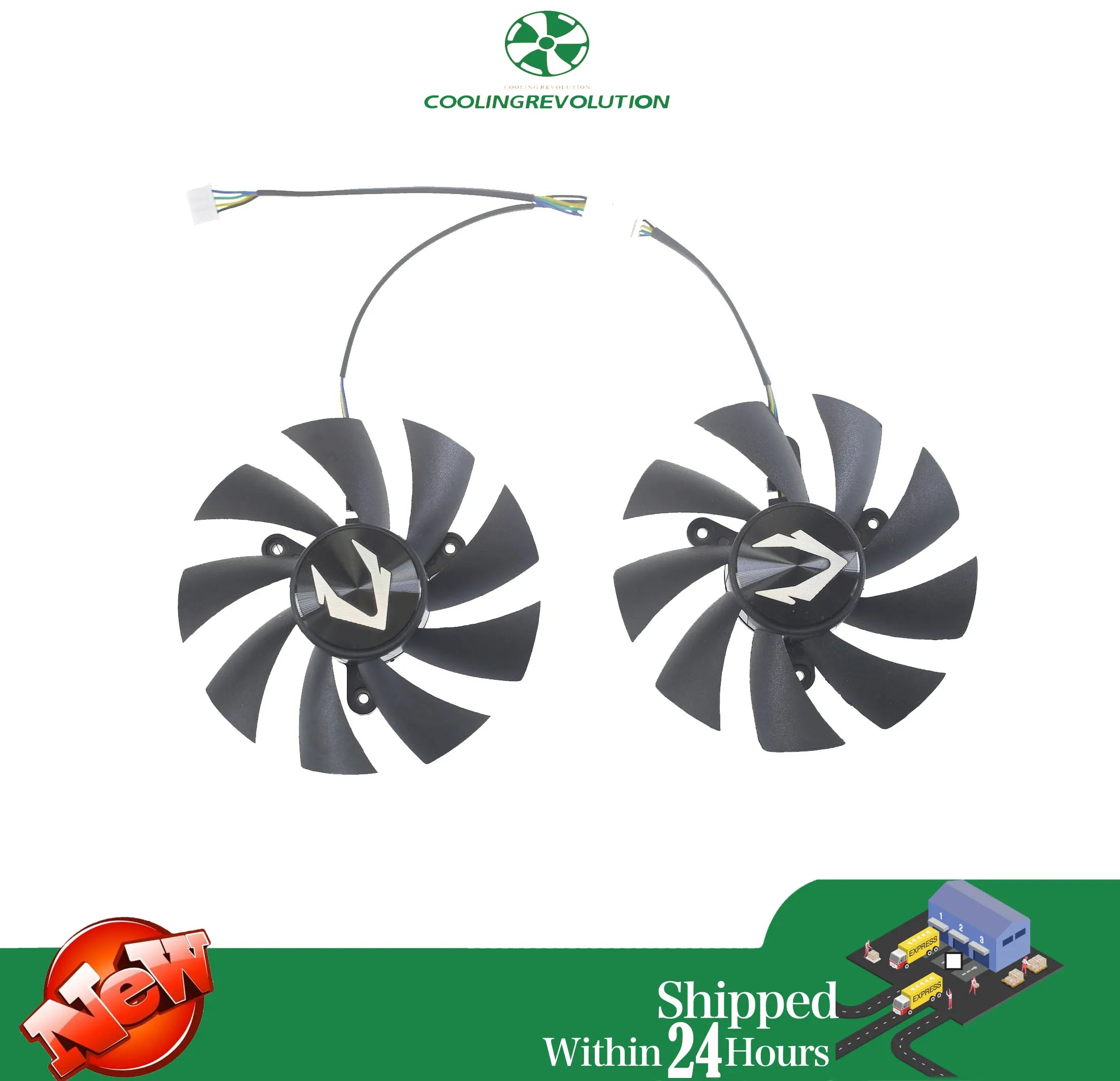 StoneTaskin Original 87MM GA92A2H DC12V 0.35A 4PIN graphics fan for ZO