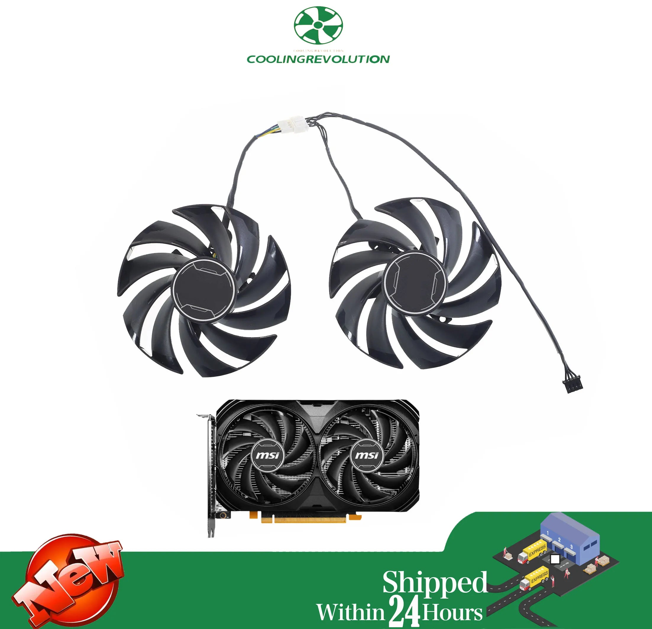 StoneTaskin 87MM PLD09210S12HH DC12V 0.40A 4-Pin Graphics card fan For