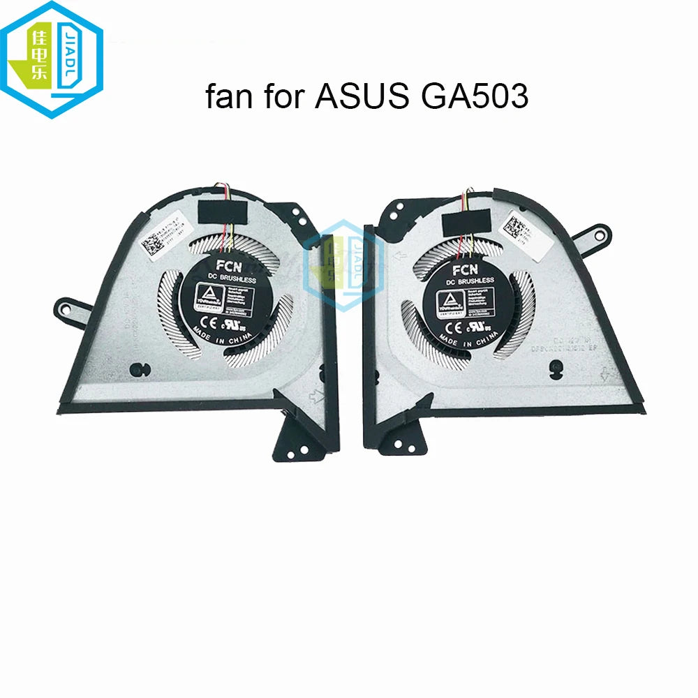 CPU GPU Fan Cooling Fans For ASUS GA503RM GA503RX GA503RW ROG Zephyrus ...