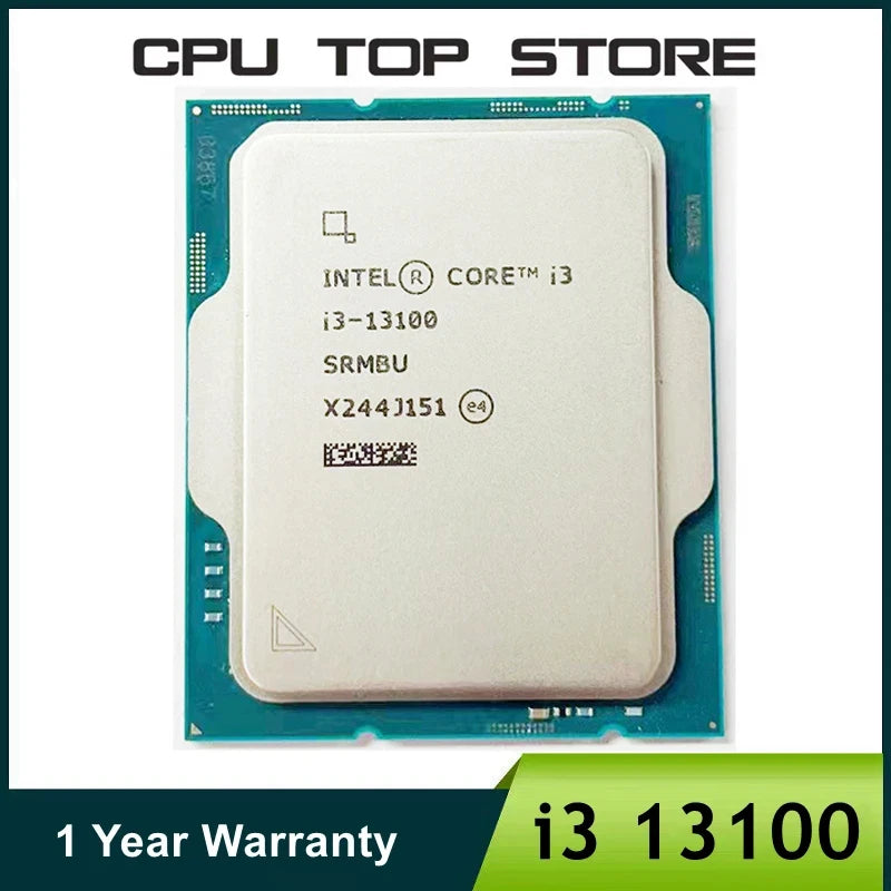 StoneTaskin Refurbished Intel Core i3 13100 3.4GHz 4-core 8-thread CPU