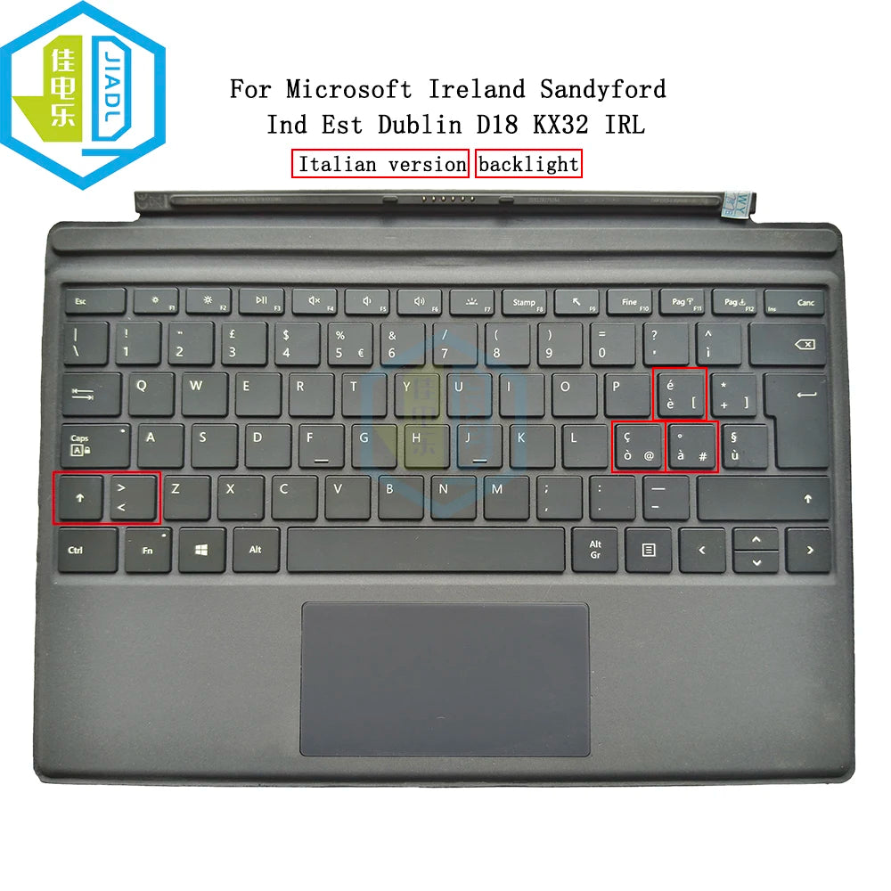 StoneTaskin New IT Italian keyboard touchpad palmrest for Microsoft Ir