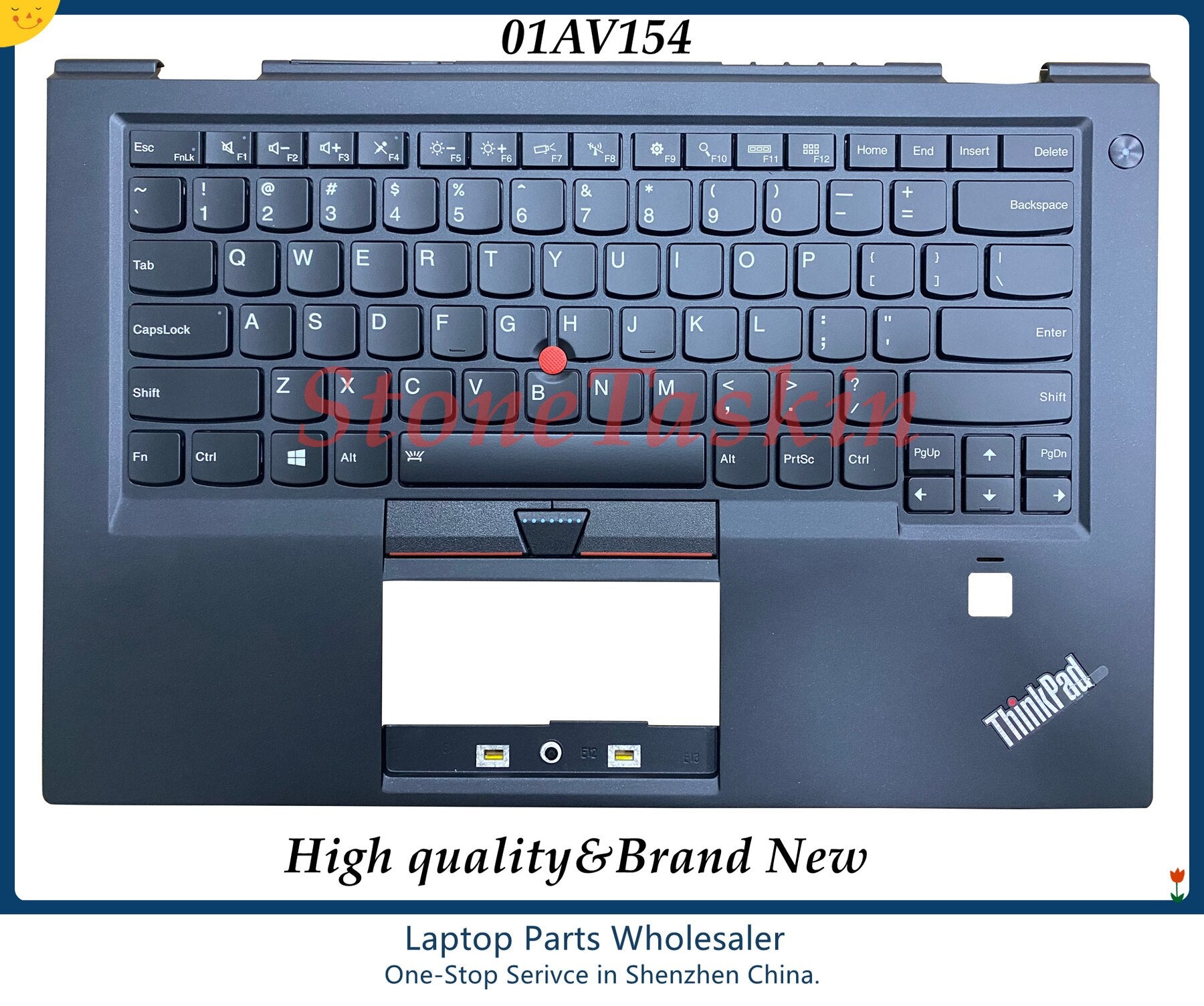 New/Orig Palmrest Panel Bezel Cover US English Backlit Keyboard for Le ...