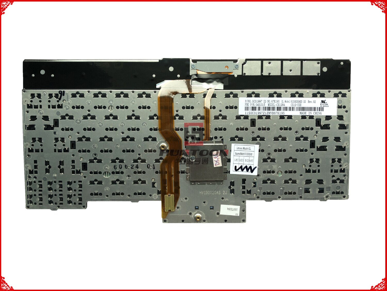 New Original US Layout For Thinkpad T430 T430s X230 T530 W530 keyboard ...