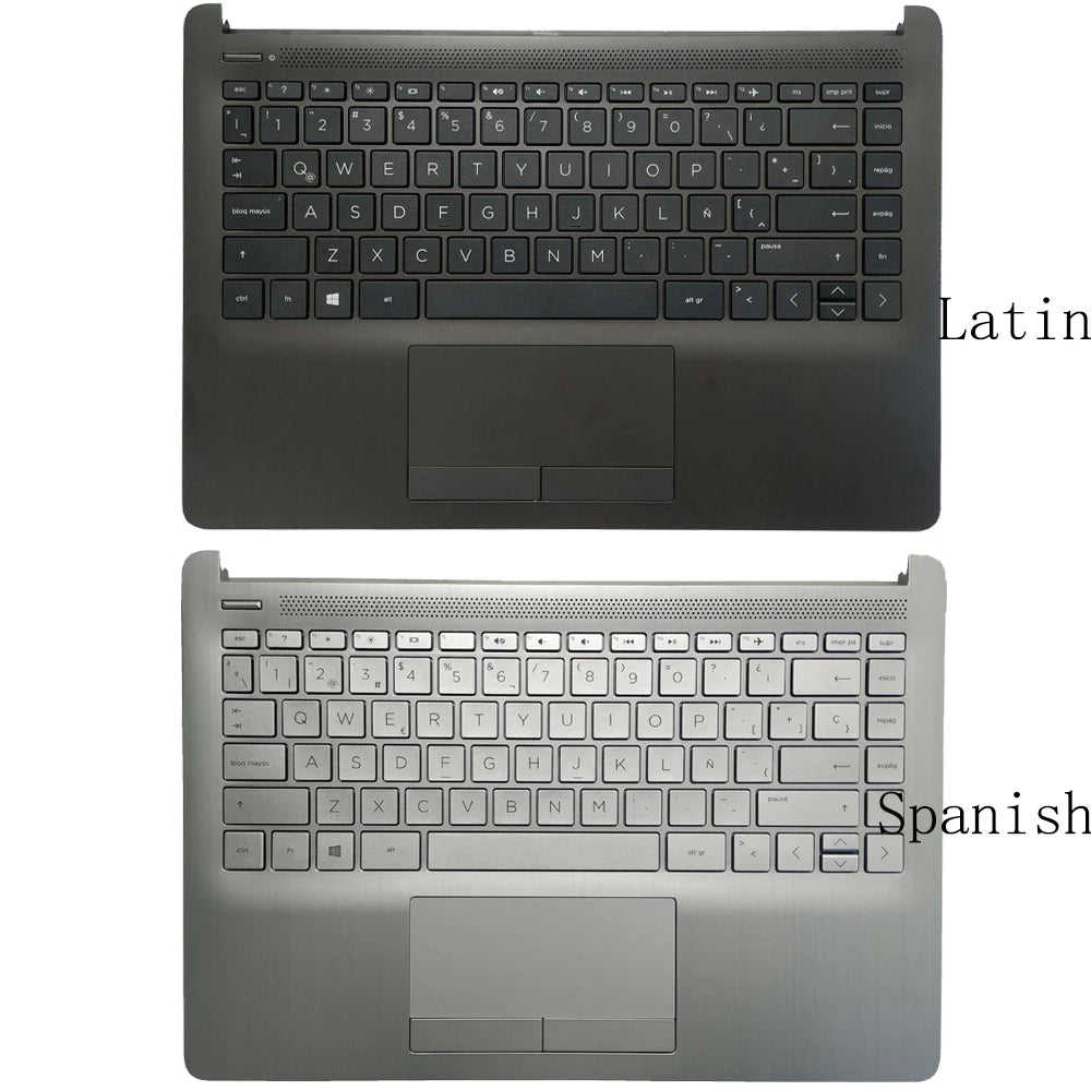 New Spanish/Latin Keyboard For HP Pavilion 14-CF 14S-CF 14-DF 14S-DF ...