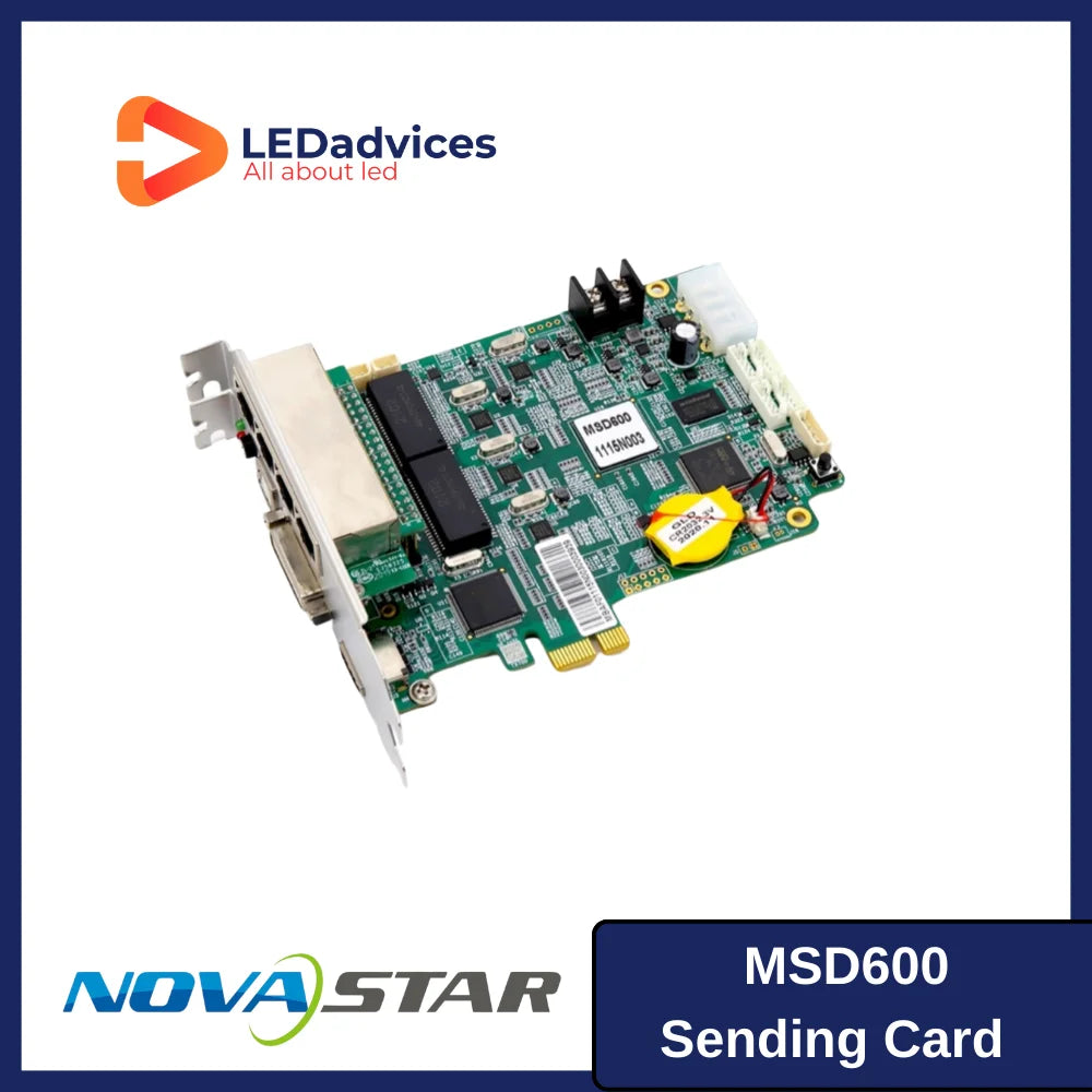 Novastar MSD600 MSD600-1 LED Screen Sending Card Full Color Type-B USB ...
