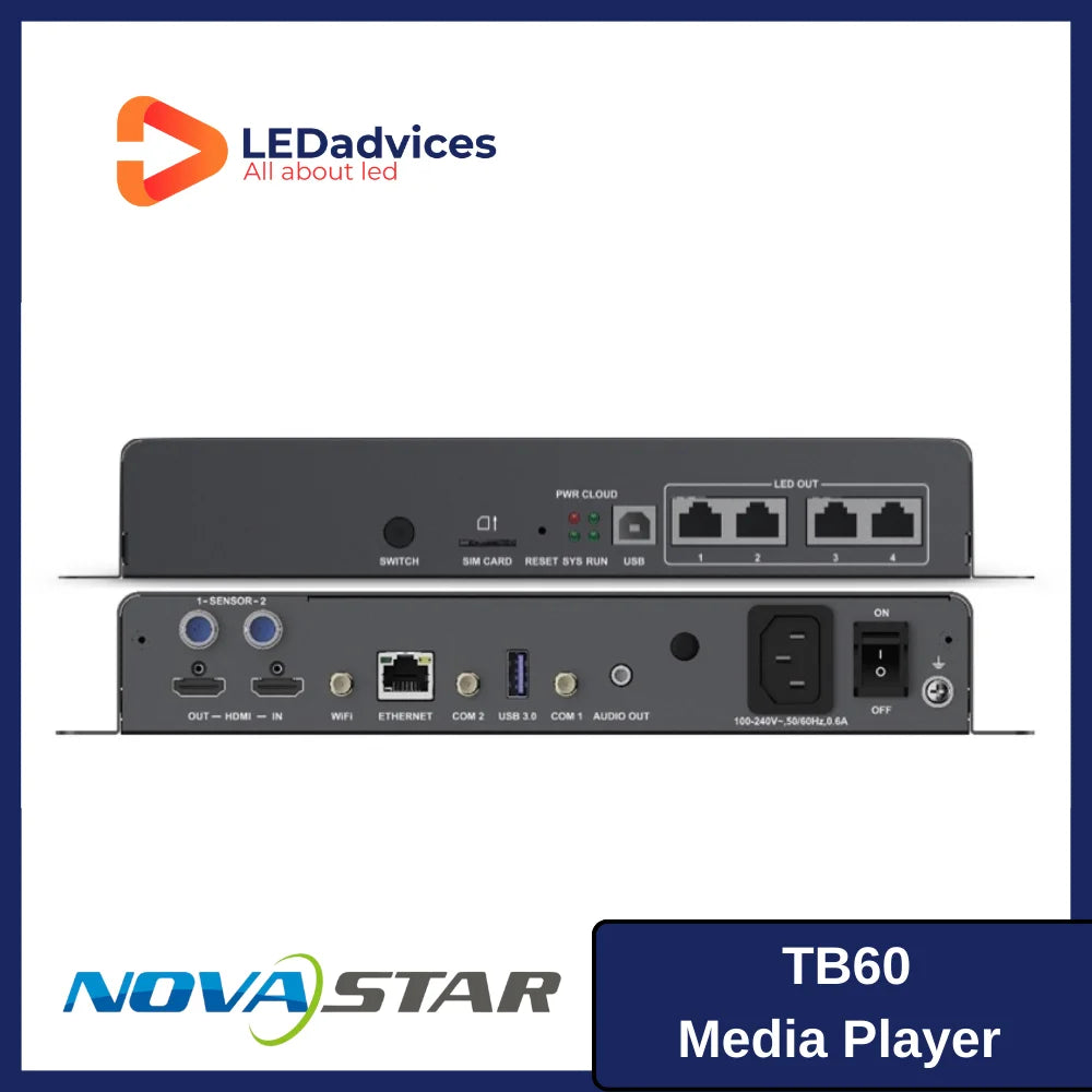 Novastar TB60 Taurus Series Multi Media Players For LED Screens Fully ...
