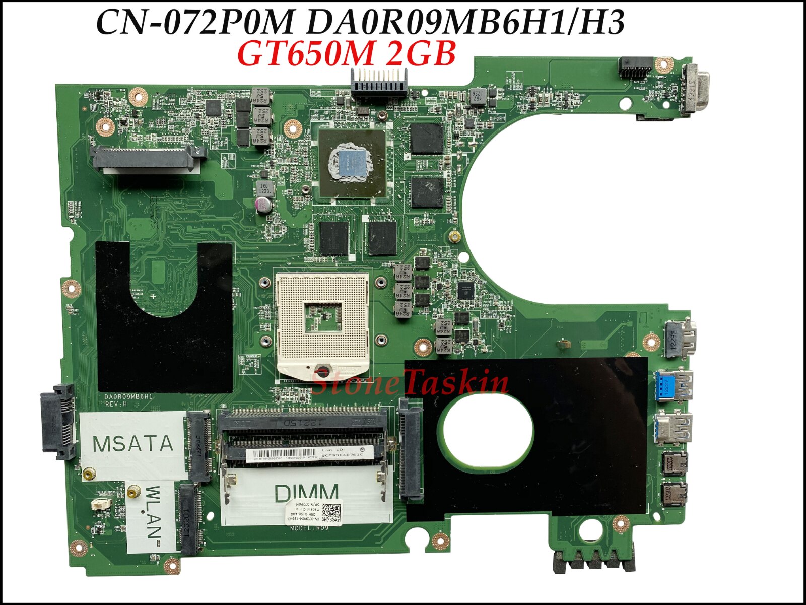 Original CN-072P0M For DELL Inspiron N7720 7720 motherboard 72P0M Main ...