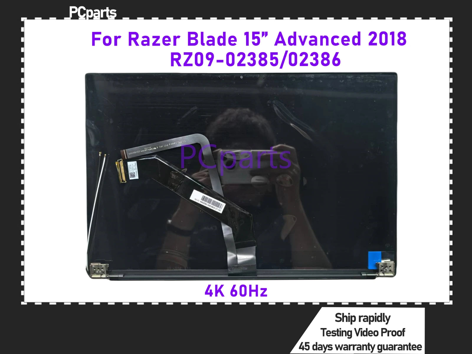 PCparts Grade A Refurbished RZ09-02385/02386 For Razer Blade 15 ...