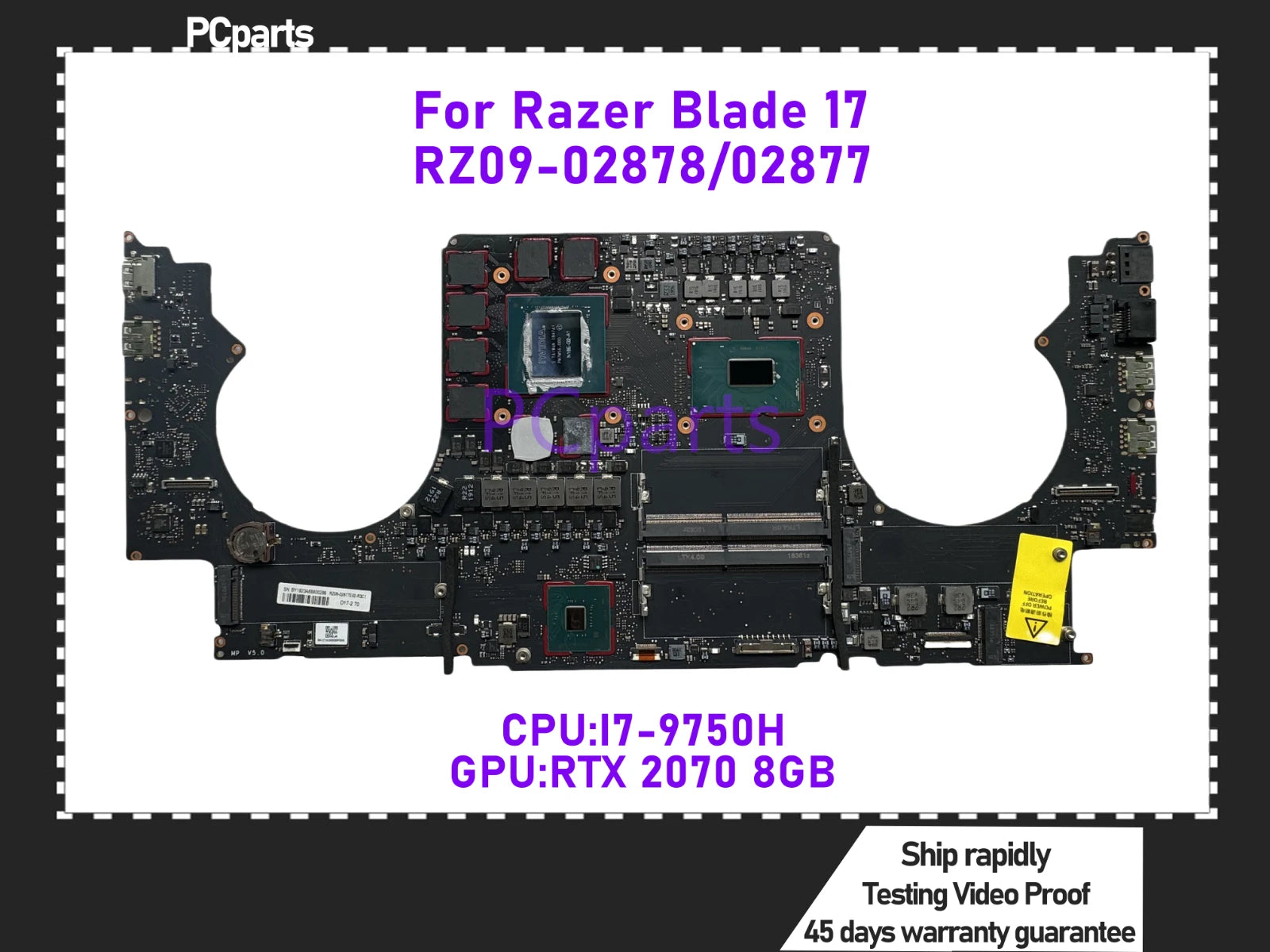 PCparts Original RZ09-02878/02877 For Razer Blade 17 2019 Laptop ...