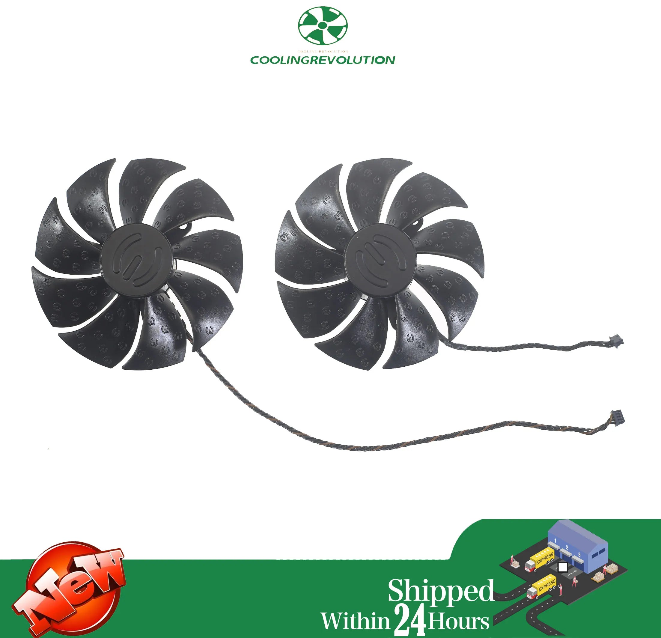 StoneTaskin Original PLA09215S12H graphics fan for EVGA GeForce RTX 20