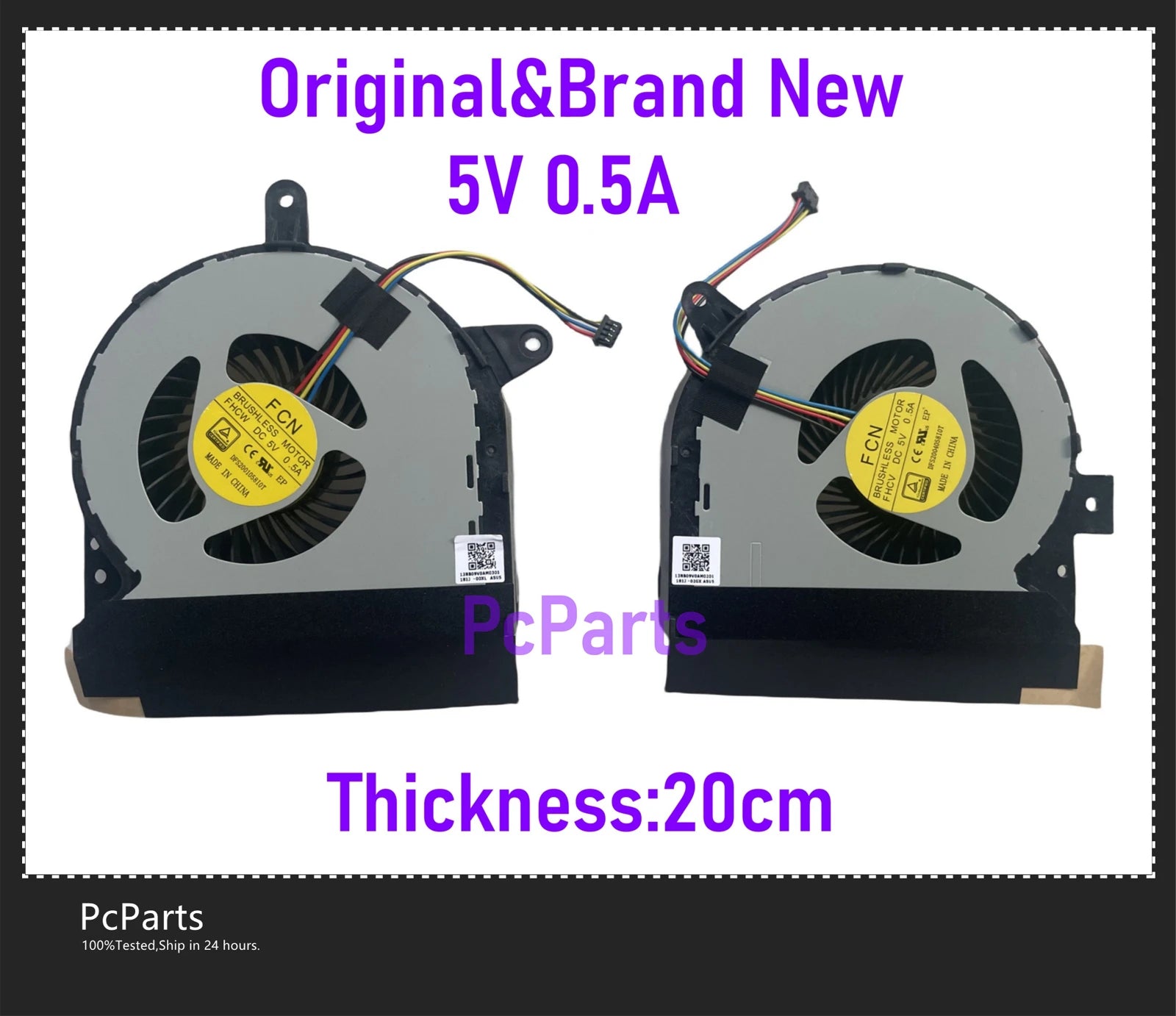 StoneTaskin Brand New Original PcParts New CPU GPU Cooler Fan For ASUS