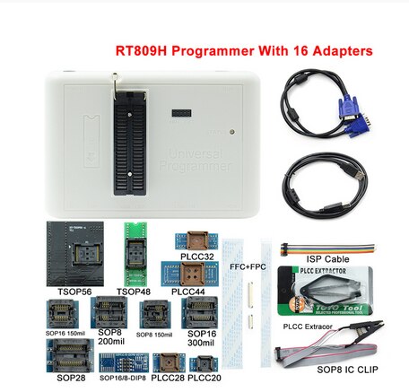 StoneTaskin RT809H EMMC-Nand FLASH Universal Programmer +35 Iterms Wit