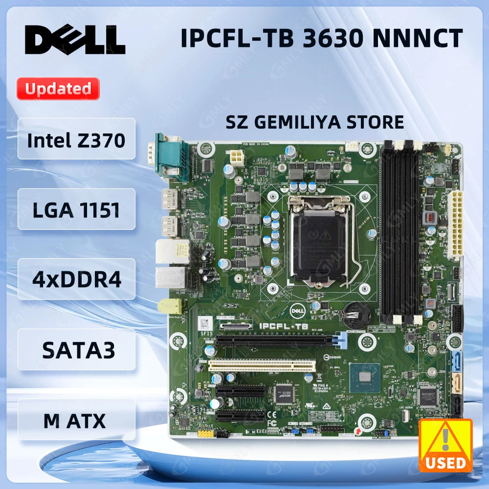 Dell Precision IPCFL-TB 3630 NNNCT Tower Intel Motherboard 0NNNCT DDR4 ...
