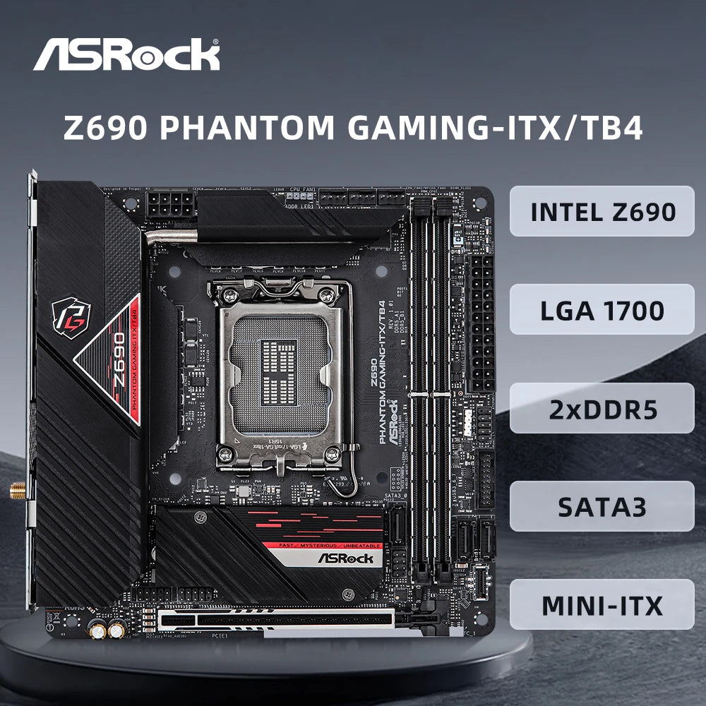 StoneTaskin For ASRock Z690 PHANTOM GAMING-ITX/TB4 Motherboard Support