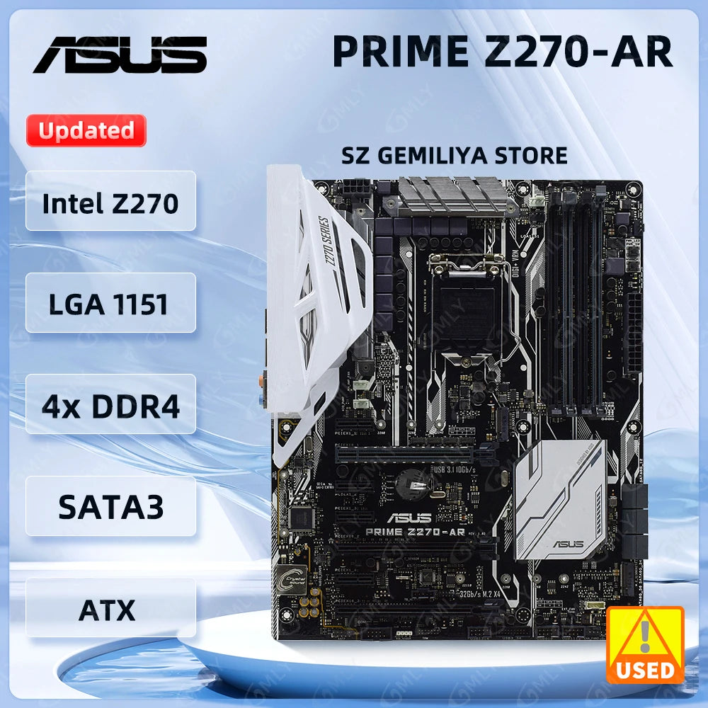 StoneTaskin ASUS PRIME Z270-AR Motherboard LGA 1151 intel Z270 DDR4 64