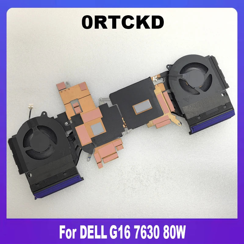 StoneTaskin New Original 0RTCKD For DELL G16 7630 80W Laptop CPU Cooli