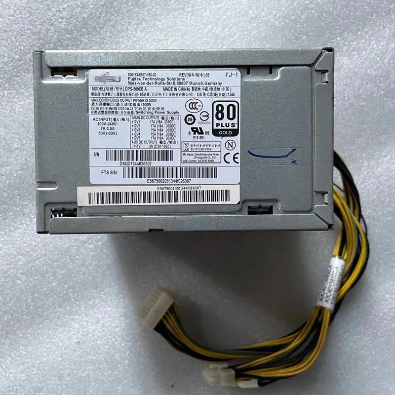 StoneTaskin Original For Fujitsu S26113-E567-V50-02 DPS-500XB A Server
