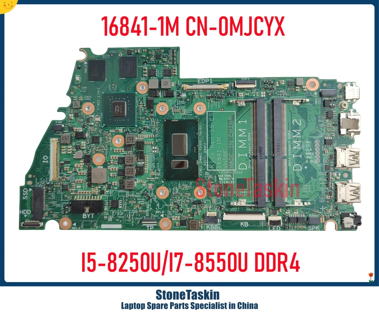 StoneTaskin 16841-1M CN-0MJCYX For Dell OEM Inspiron 15 7570 7573 Lapt