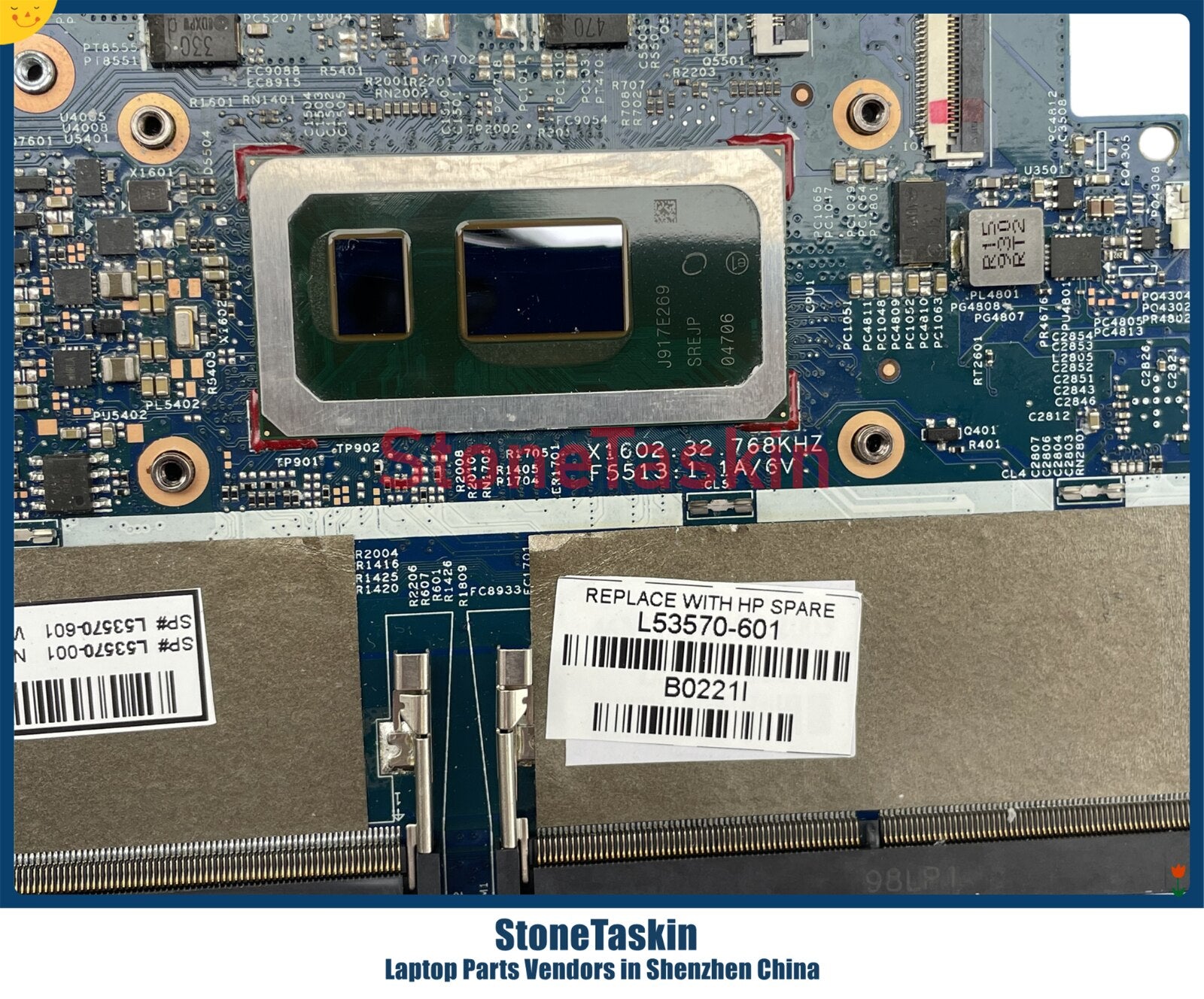 StoneTaskin 18748-1 For HP Envy X360 15-DR Laptop Motherboard I5-10210
