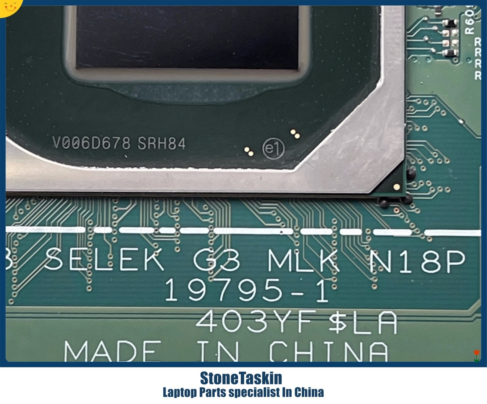 StoneTaskin 19795-1 For DELL G3 3500 G5 5500 Laptop Motherboard I5-103