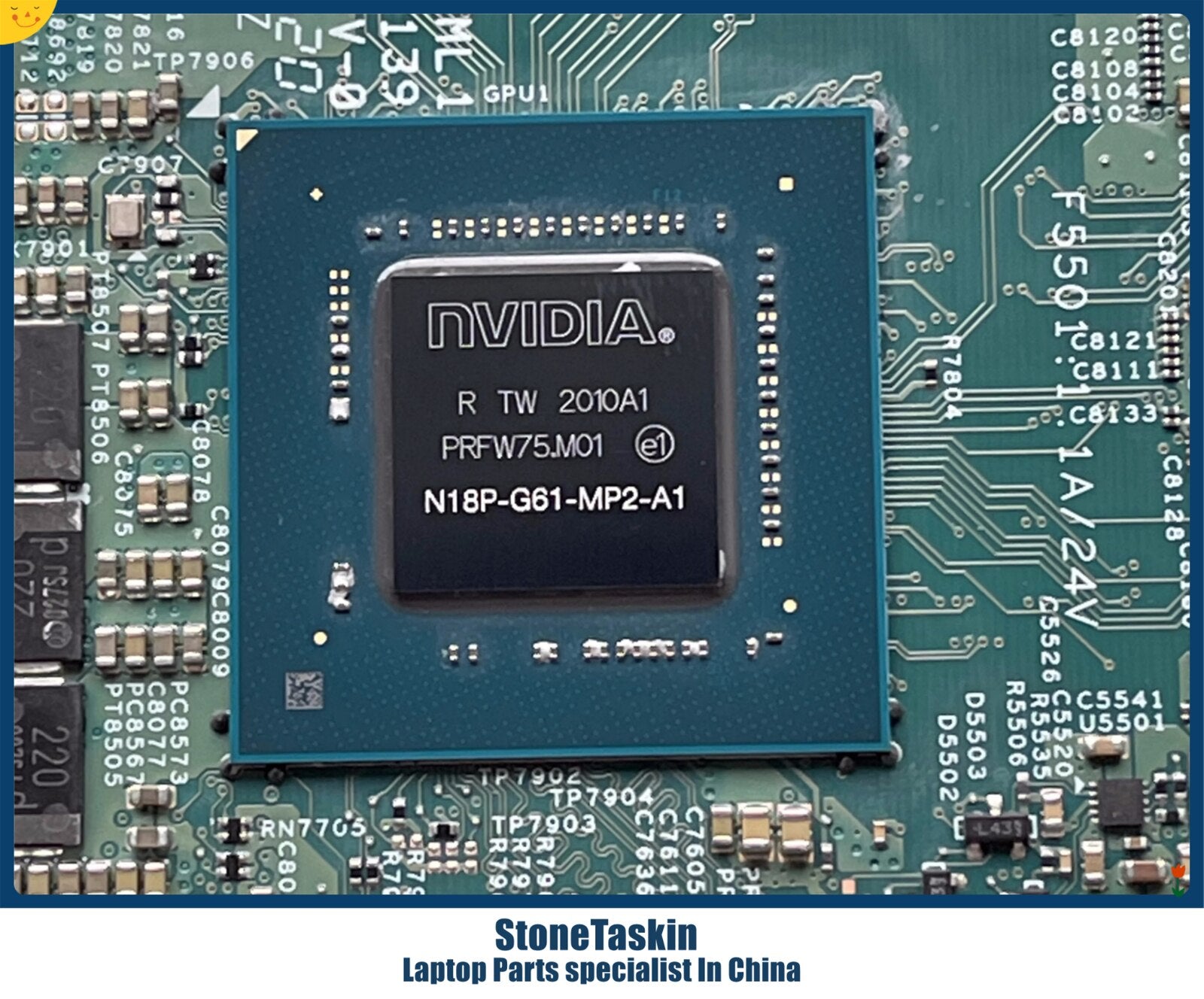 StoneTaskin 19795-1 For DELL G3 3500 G5 5500 Laptop Motherboard I5-103