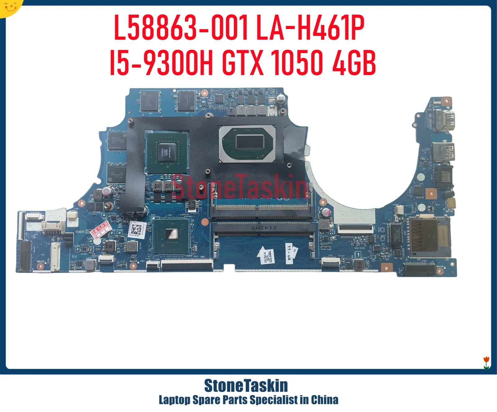 StoneTaskin FPC52 LA-H461P For HP Pavilion 15-DK Gaming Laptop Mainboa