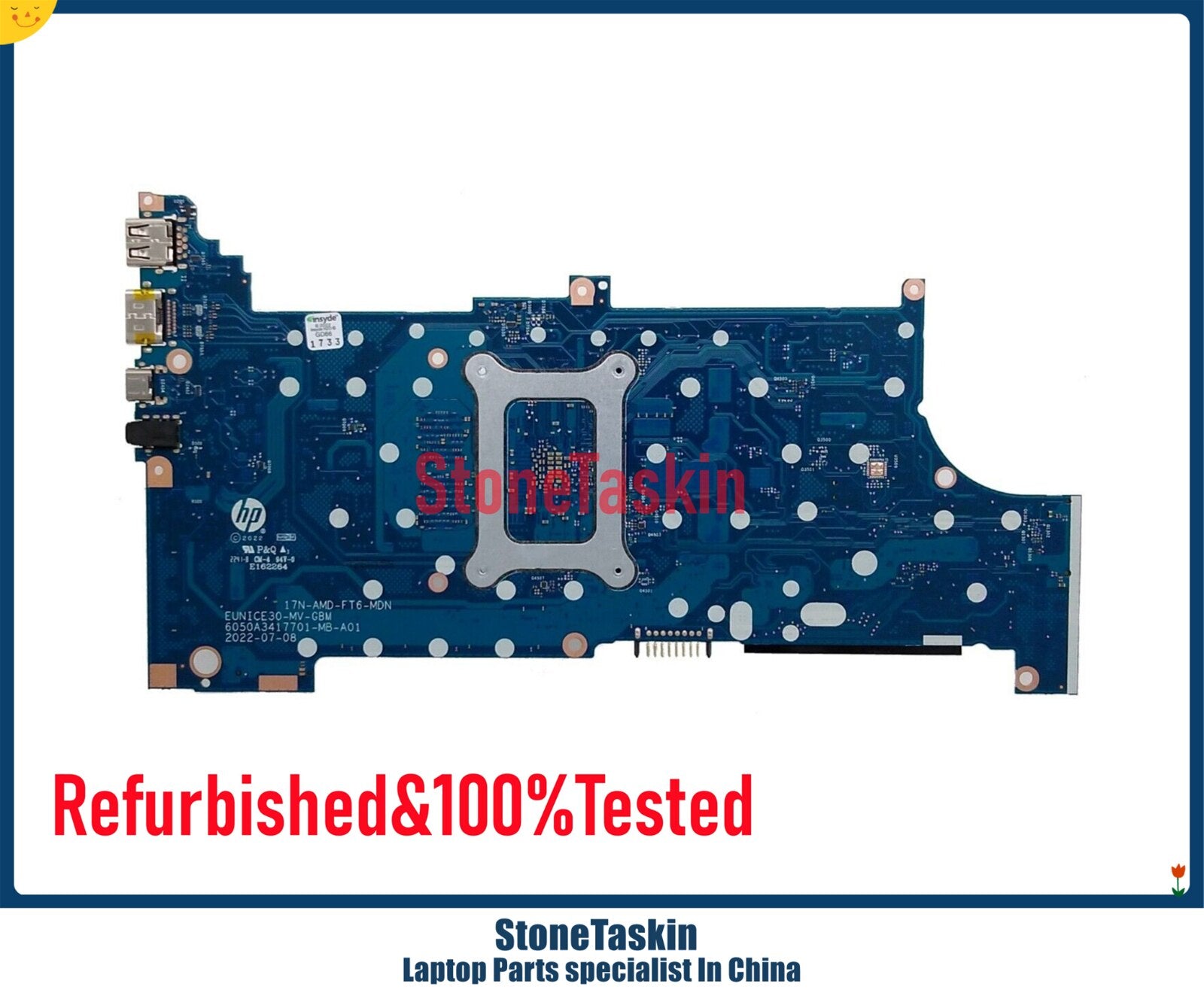 StoneTaskin For HP 17-CP Laptop Motherboard 17N-AMD FT6-MDN 6050A34177