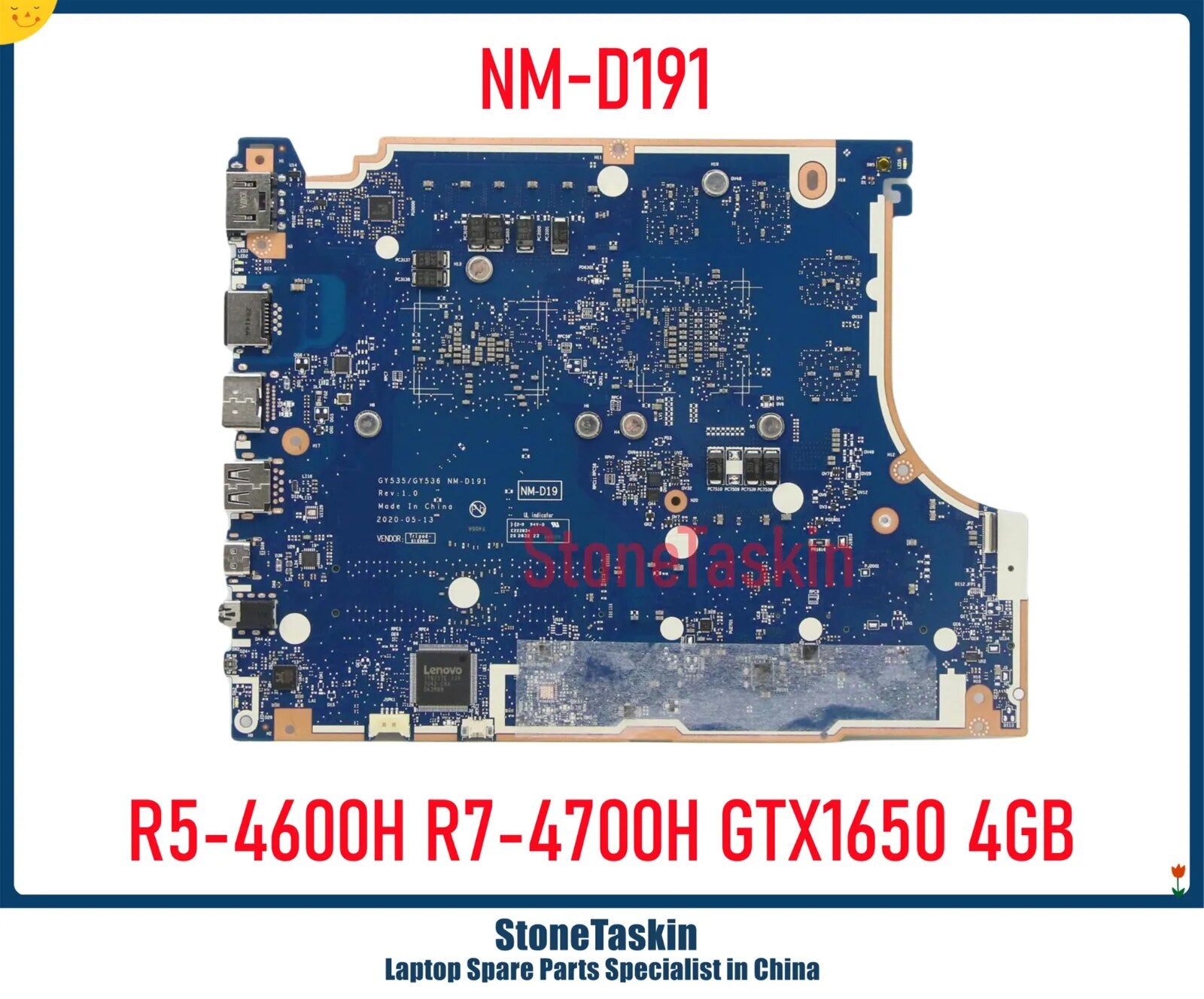 StoneTaskin GY535/GY536 NM-D191 For Lenovo Ideapad Gaming 3-15ARH05 La