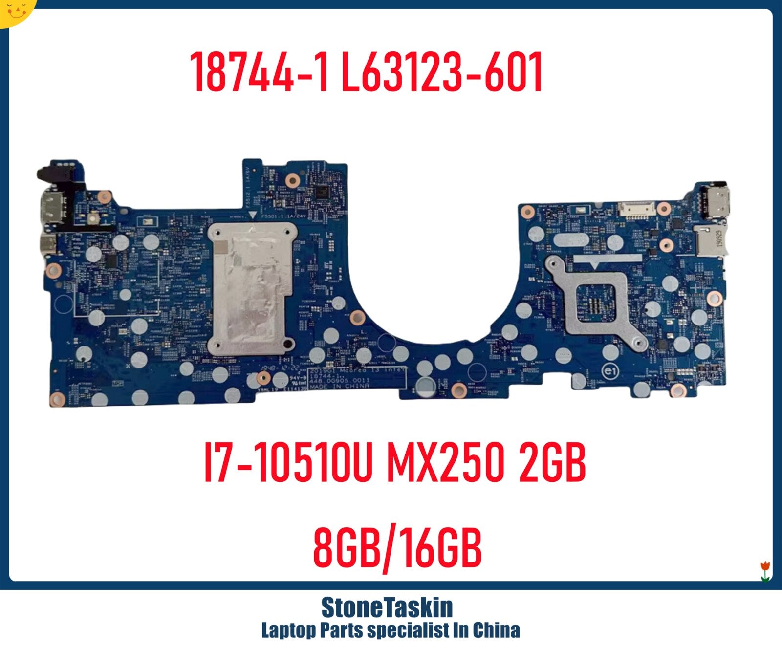 StoneTaskin Genuine 18744-1 L63123-601 For HP Envy 13-AQ 13T-AQ Laptop