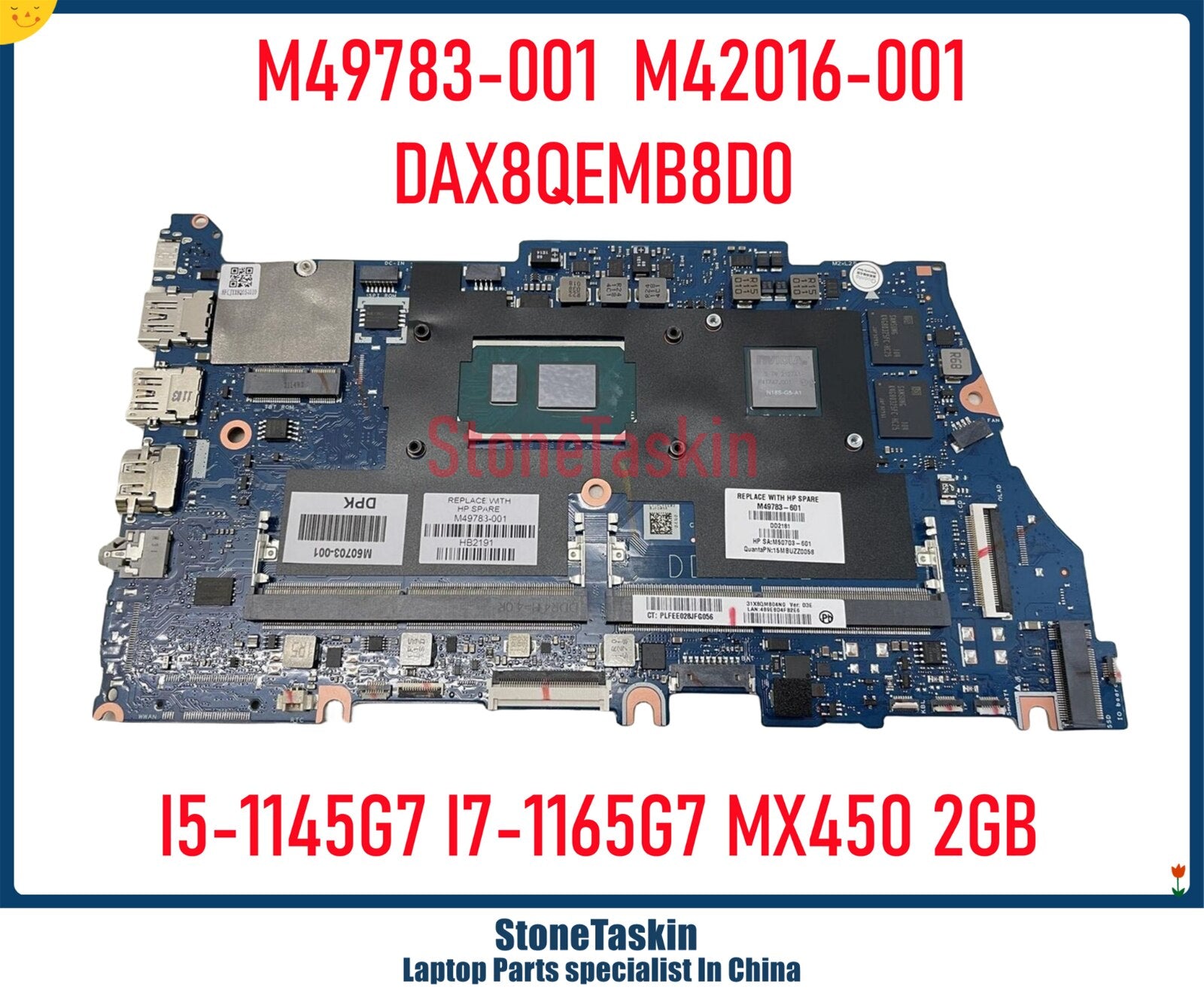 StoneTaskin M49783-001 M42016-001 For HP Probook 440 450 G8 Laptop Mot
