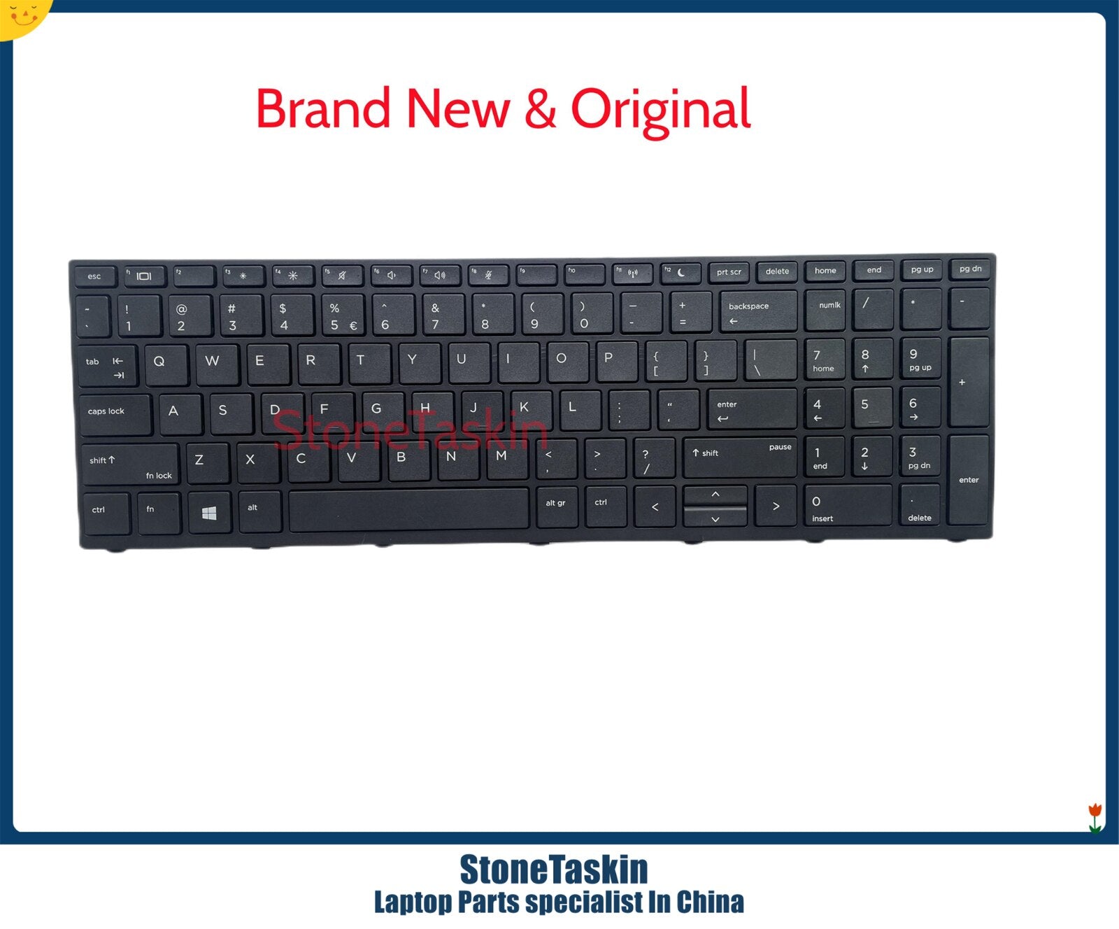 StoneTaskin New English without Backlit Keyboard For HP Probook 450 G4