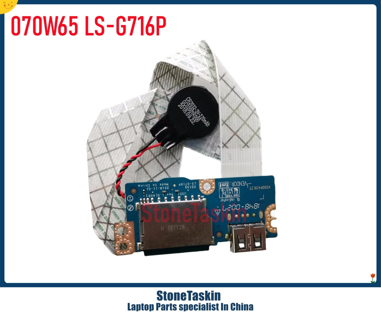 StoneTaskin New Original Laptop For Dell Inspiron 15 3585 USB Port Boa