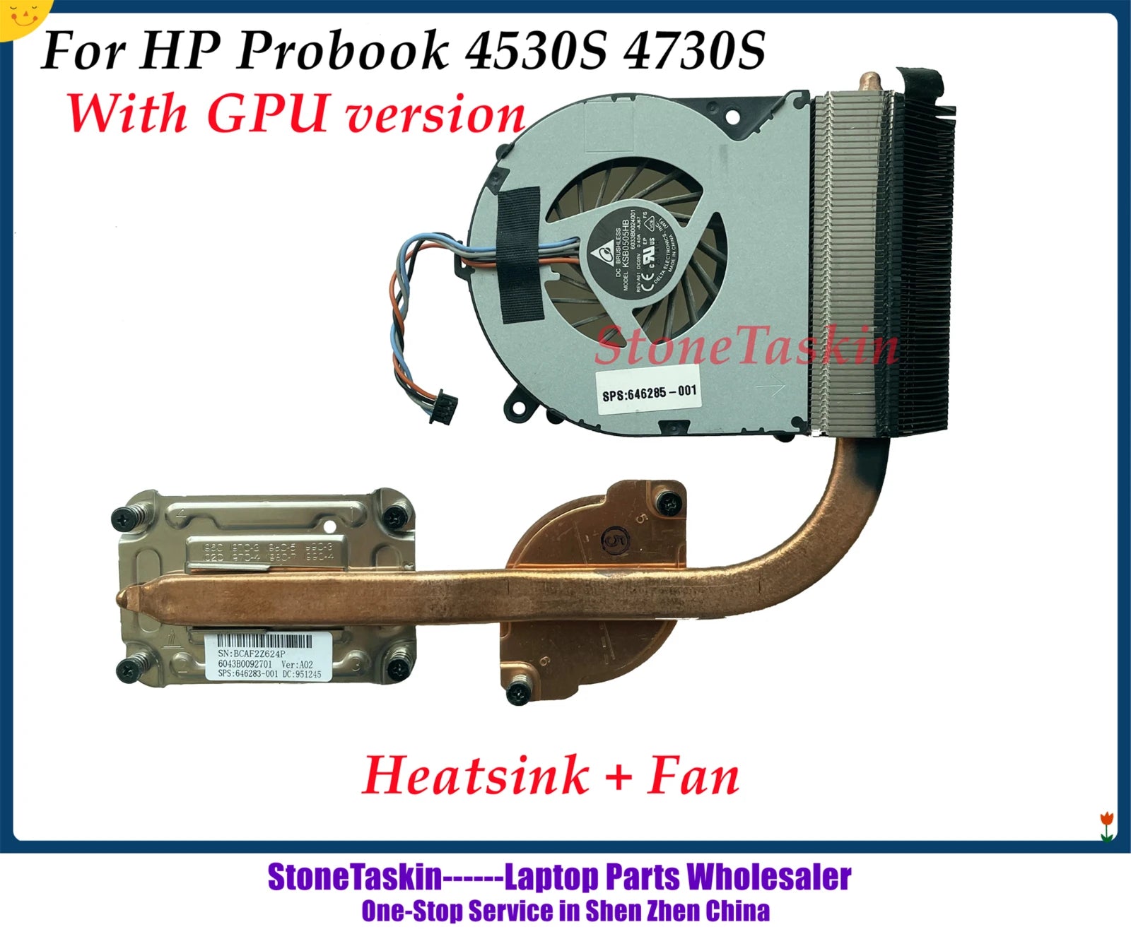 StoneTaskin StoneTaskin Original For HP Probook 4530S 4730S Laptop FAN