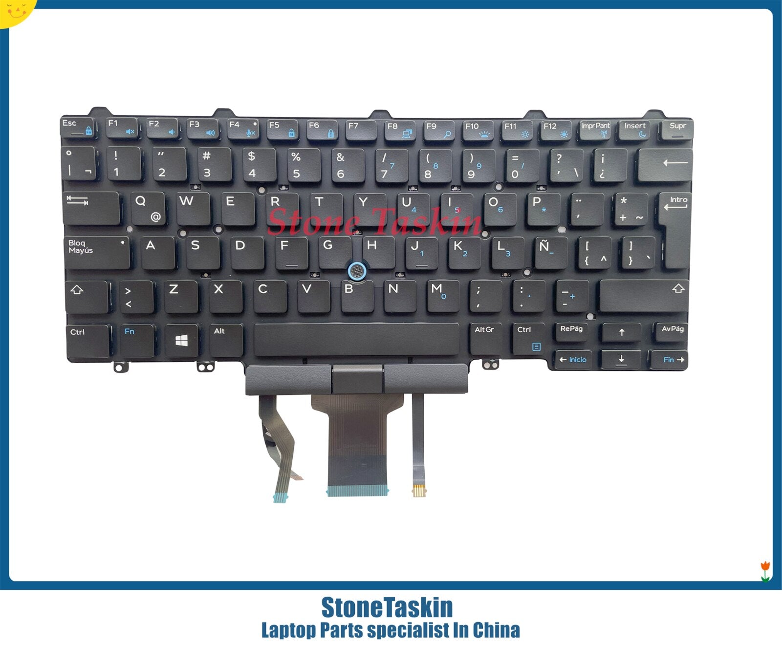 StoneTaskin Original Latin laptop keyboard for Dell Latitude E5450 E54