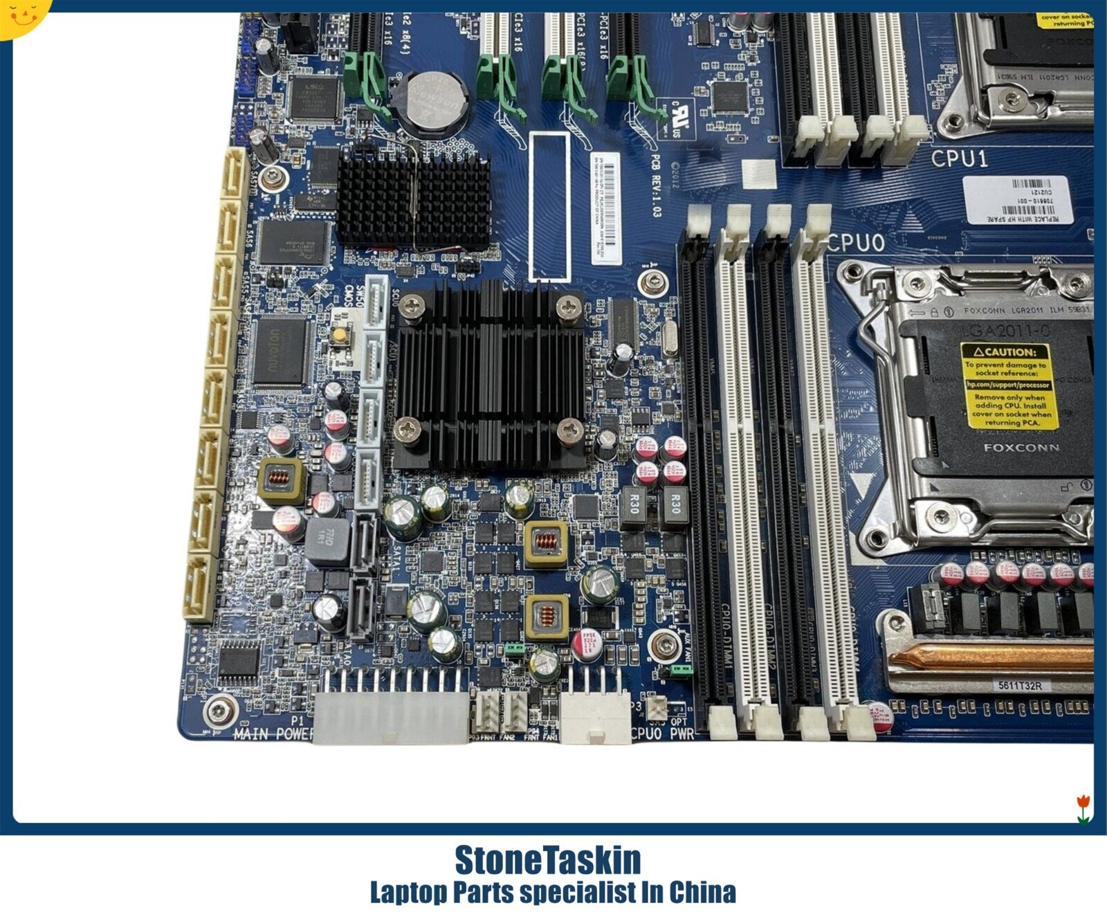 StoneTaskin StoneTaskin 708610-001 For HP Z820 WorkStation Motherboard