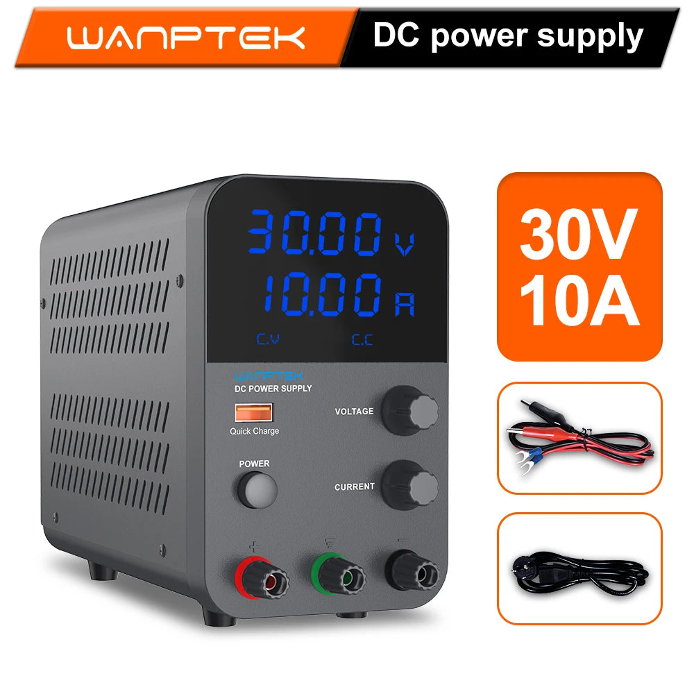 StoneTaskin Wanptek Adjustable DC power supply 30V 10A 60V 5A 120V 3A