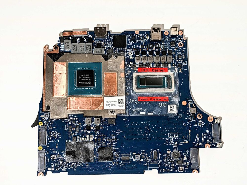 StoneTaskin For DELL ALIENWARE M15 R7 CORE Laptop Motherboard LA-L651P ...