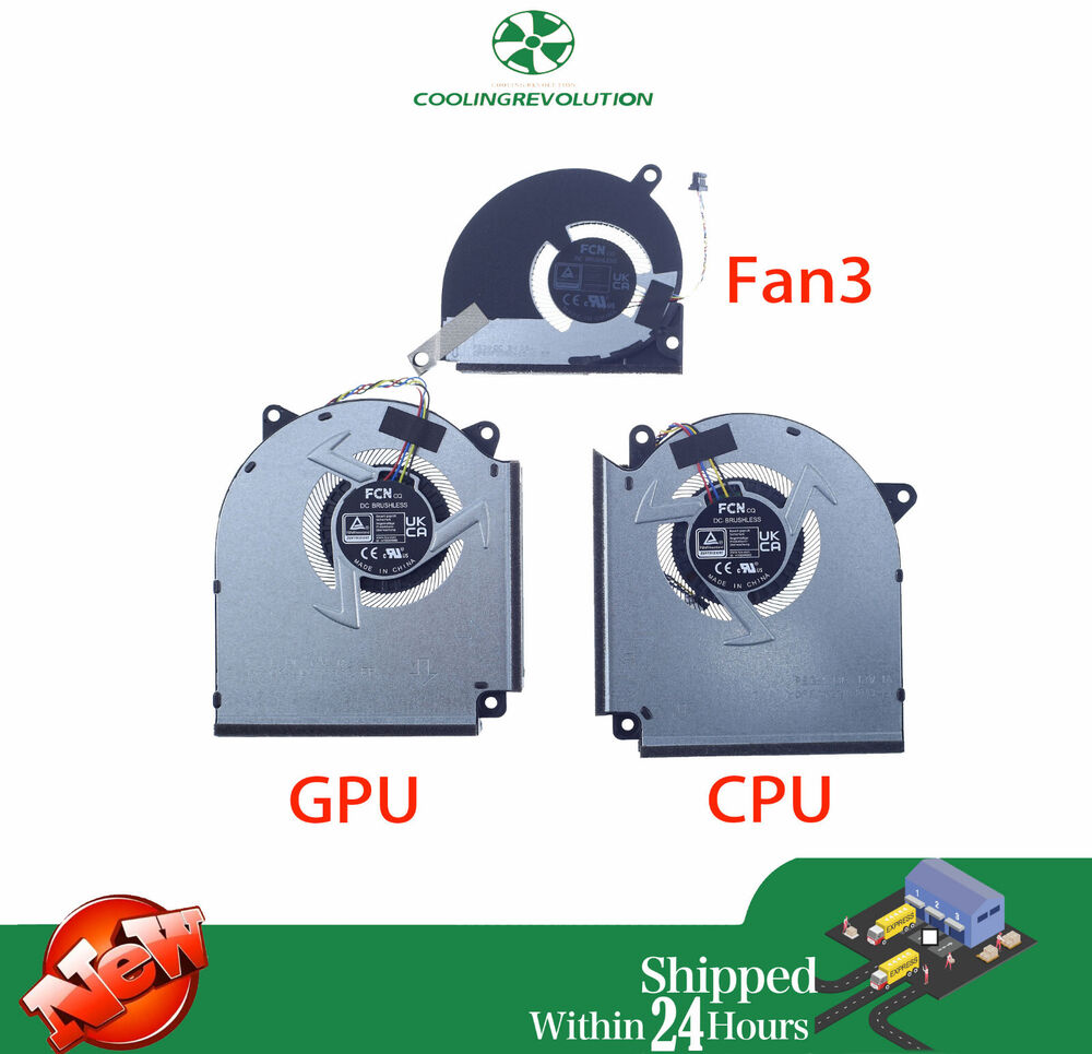 Laptop CPU GPU Cooling Fan for ASUS ROG Strix G16 G614 G614JI G614JJ G ...