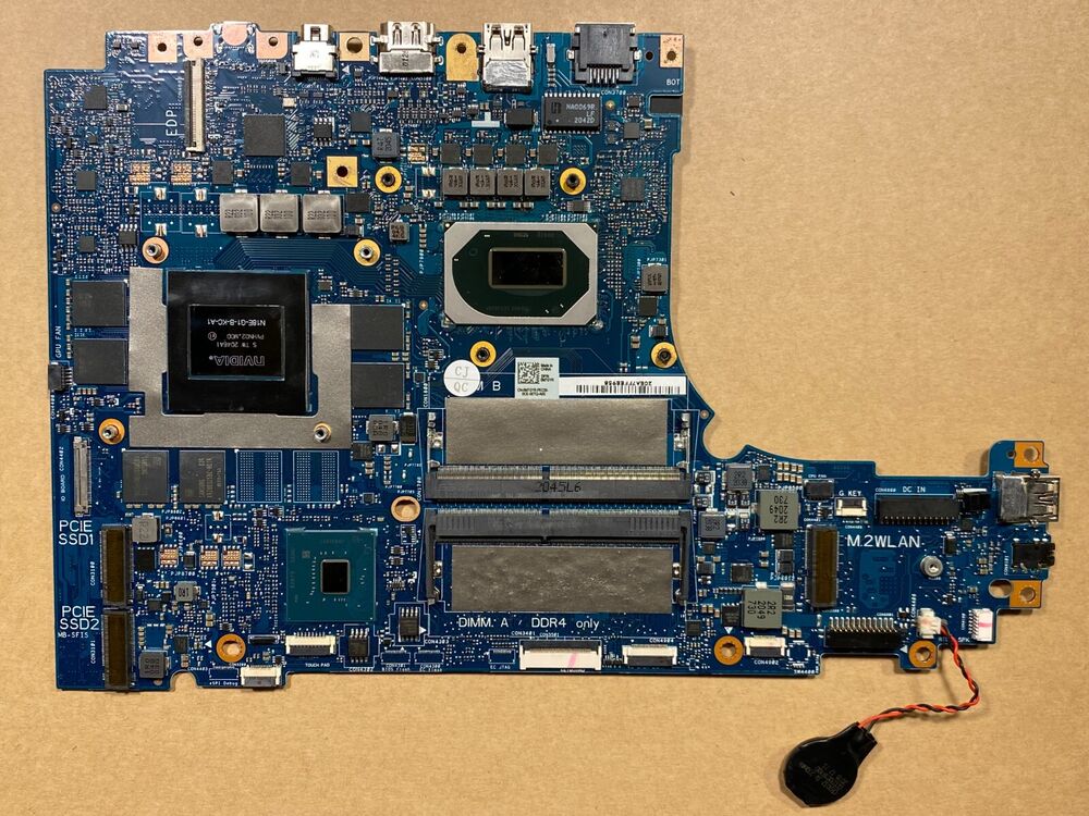 StoneTaskin NEW Dell G7 17 7700 Motherboard Intel i7-10750H Nvidia RT