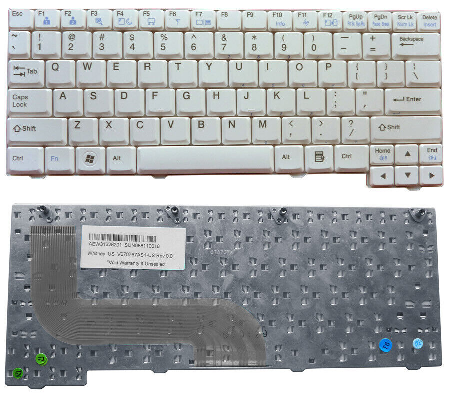 StoneTaskin White US Keyboard For LG C1 P100 Free Shipping Fully Teste