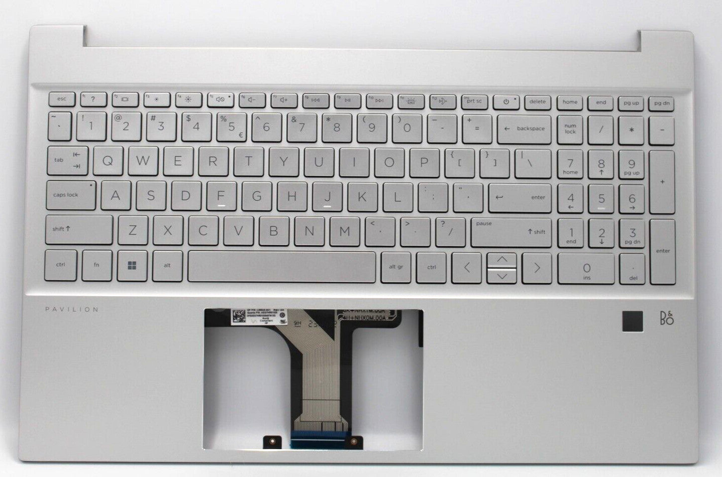 StoneTaskin Original Genuine NEW HP Pavilion 15-EG Upper Case/Keyboard