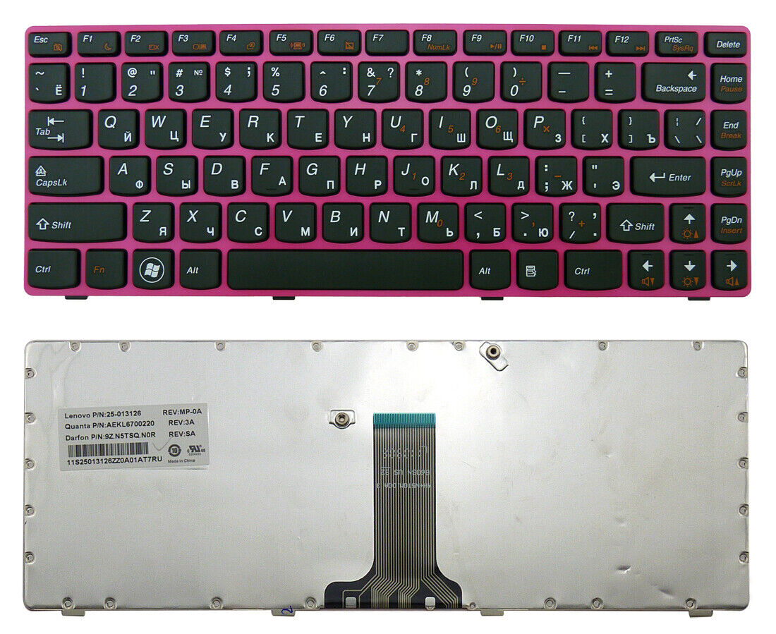 StoneTaskin Original Brand New Black Russian Laptop Keyboard Crimson F