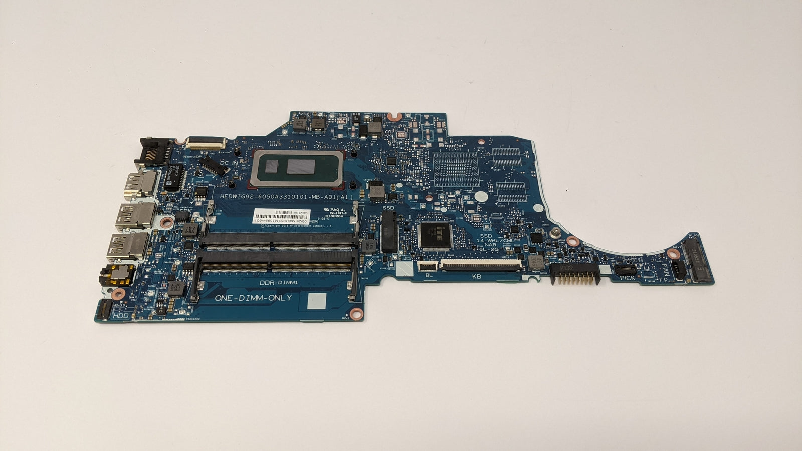 StoneTaskin For HP 14-CF 14S-CF Motherboard Mainboard Intel Pentium CPU ...